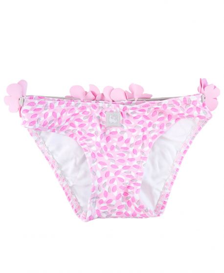 Culetin Baño Niña Al Agua Patos Rosa Hojitas Ro Infantil